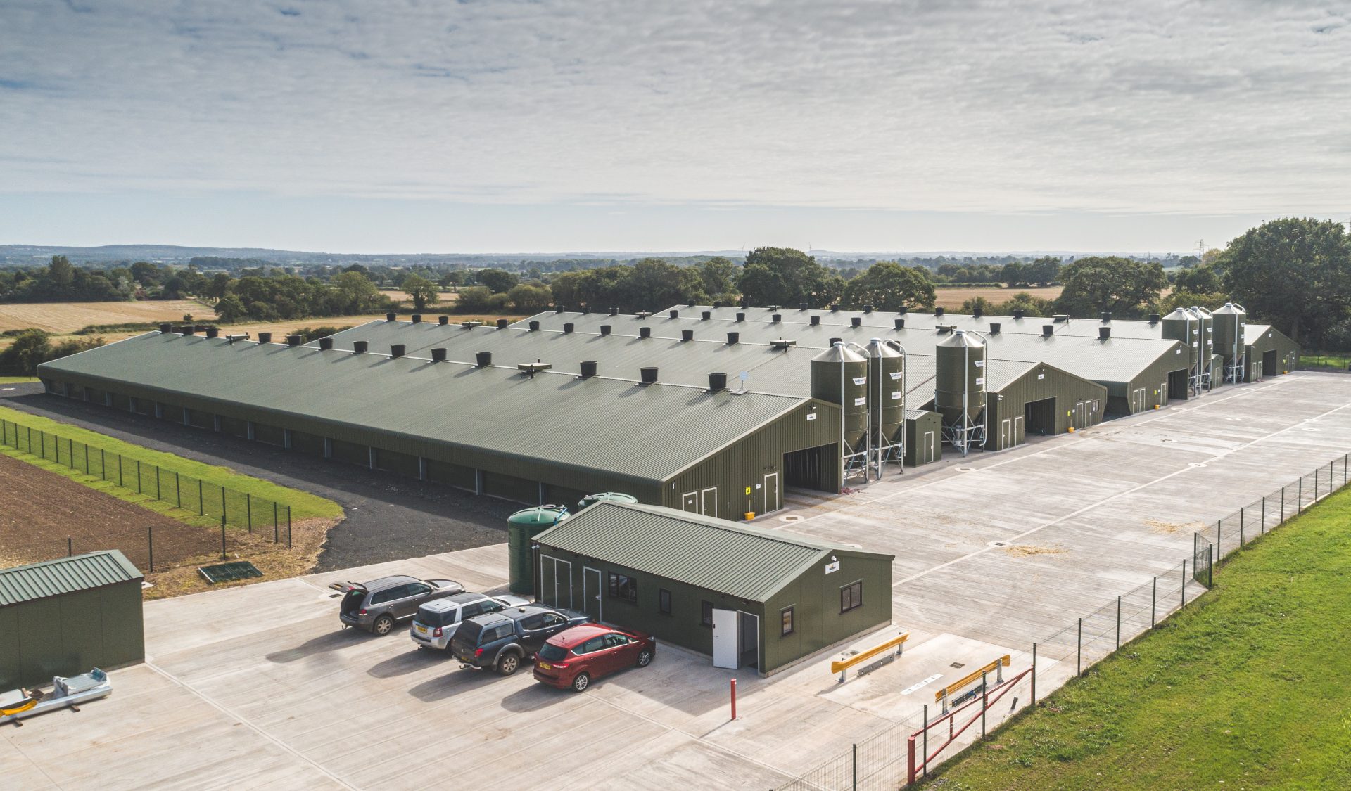 Powell & Co Constructed Ltd Turkey Sheds for Toft Farm Growers