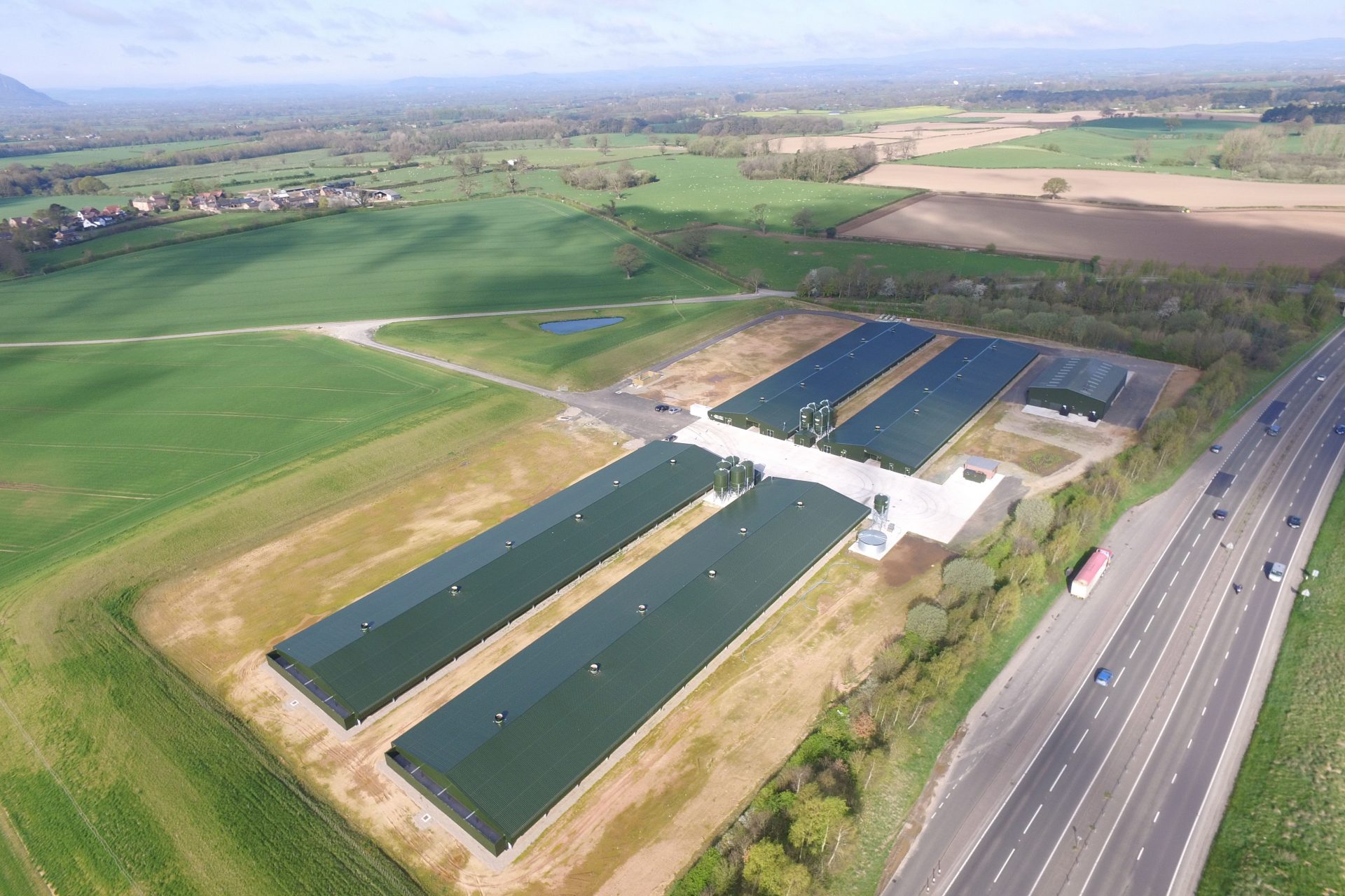 Four New Broiler Houses built by Powell & Co Construction Ltd