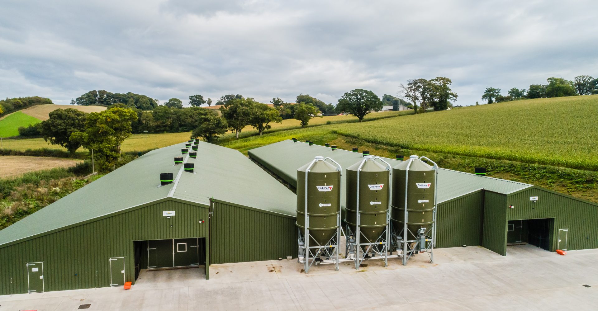 Powell & Co Construction Broiler Houses in Mid Wales