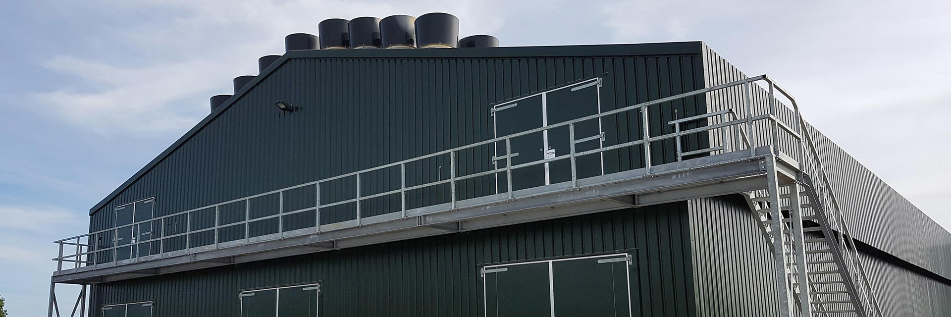 Powell & Co Construction | Double Decker Poultry Layer Unit and Egg Room